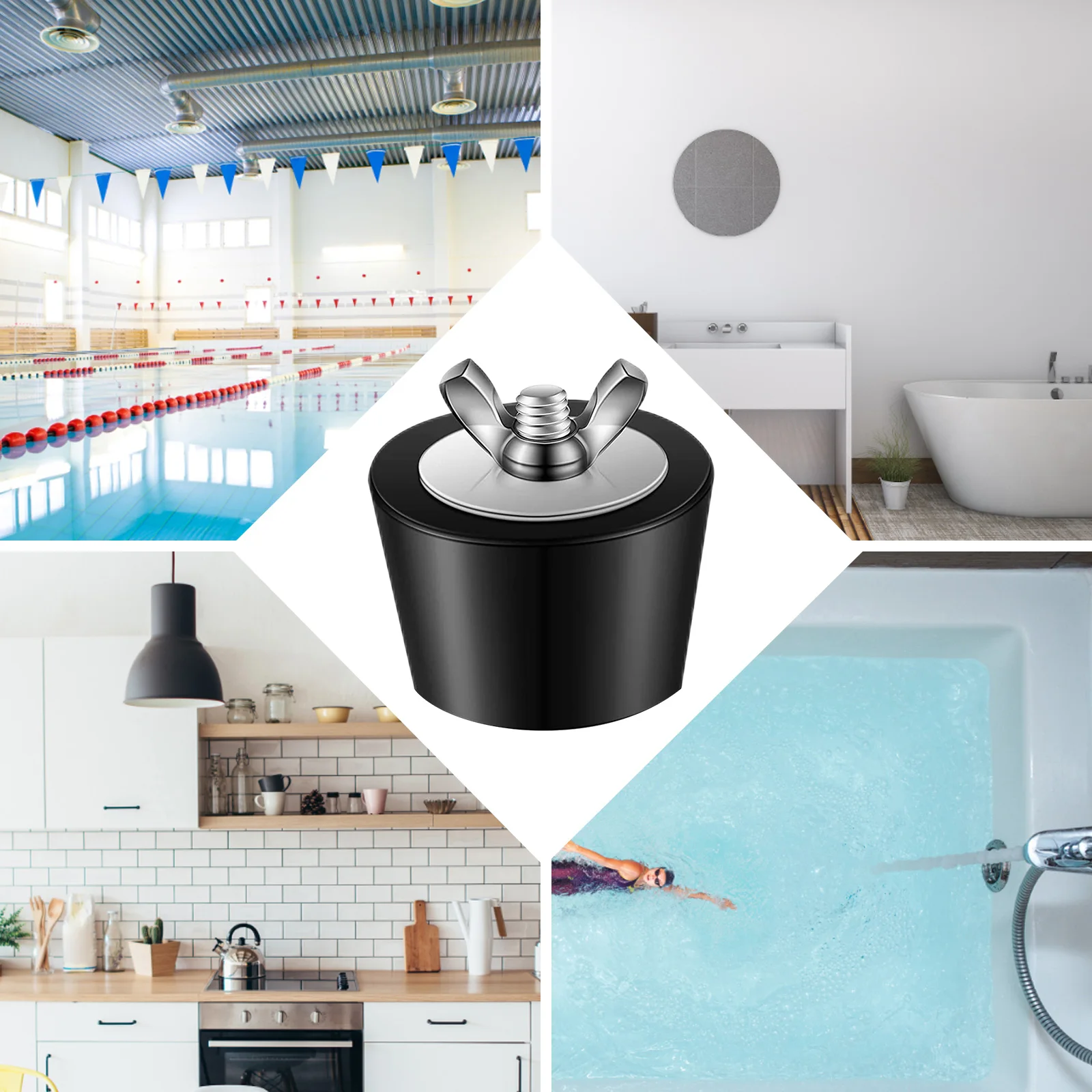 Rubber-Swimming-Pool-Stoppers-Expandable-Bathroom-Sink-Plugs-Corrosion ...