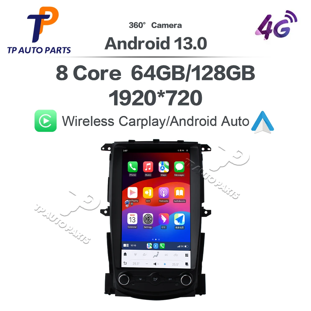 13-8-Car-Radio-For-Nissan-370Z-2009-2010-2021-Multimedia-Video-Player ...