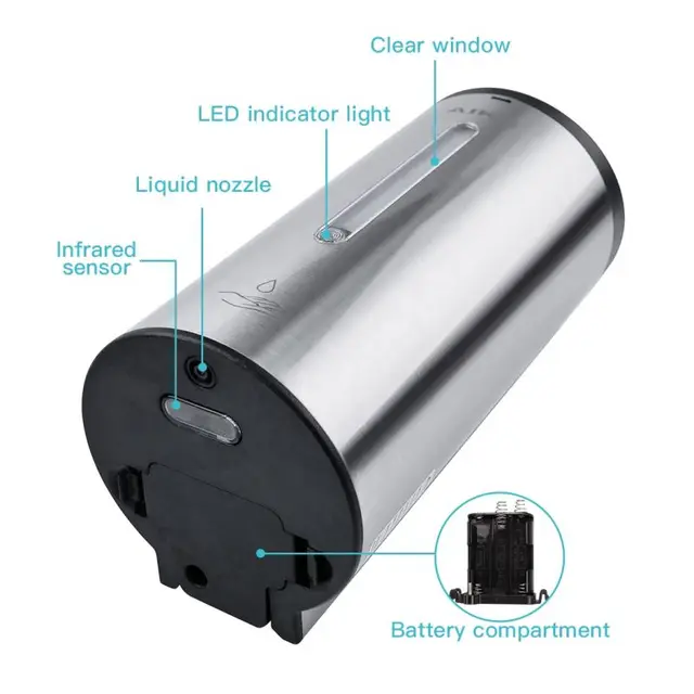 Automatic Wall Mount Shampoo Dispenser - Made Minimal