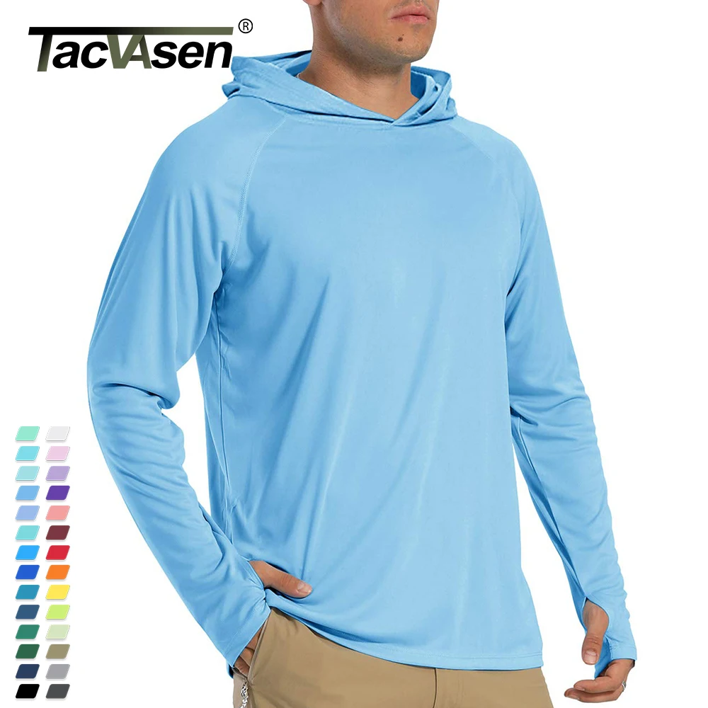 Lightweight Long Sleeve Shirts Sun Protection - T-shirts Mens Long ...