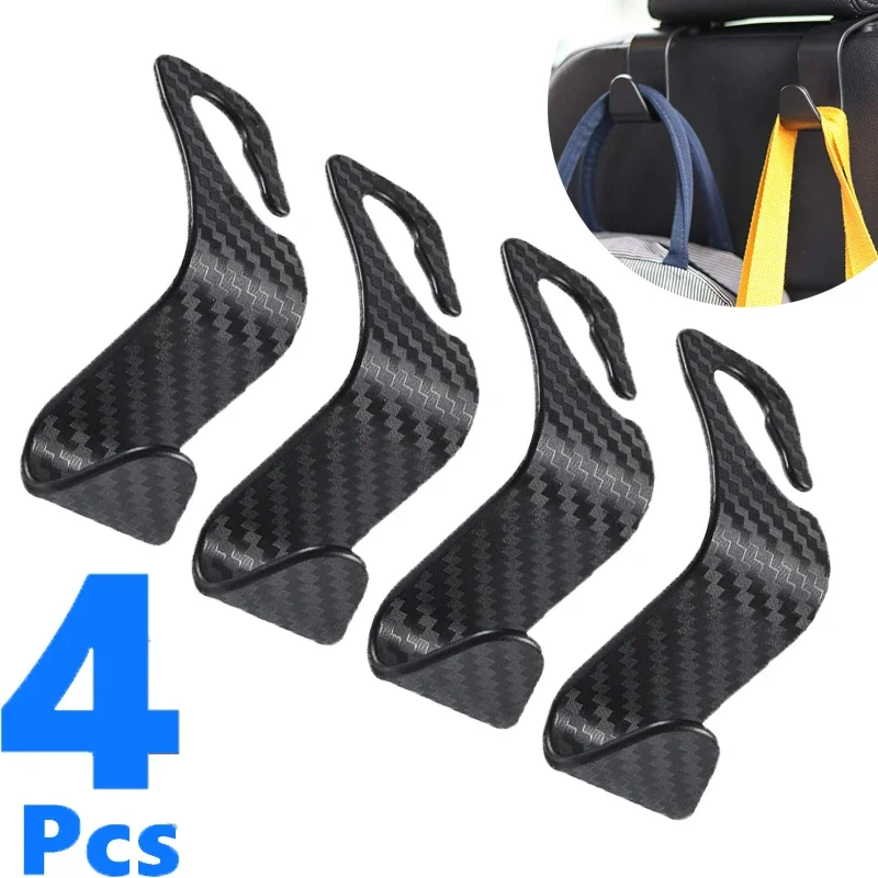Car Seat Back Hooks Trunk Organizer Vehicle Headrest Hanger Clips ...
