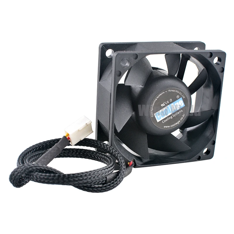 Quiet Cooling Fan 6cm 60mm 60x60x25mm DC12V 0.14A 3-Pin 2200 RPM - NEW ...