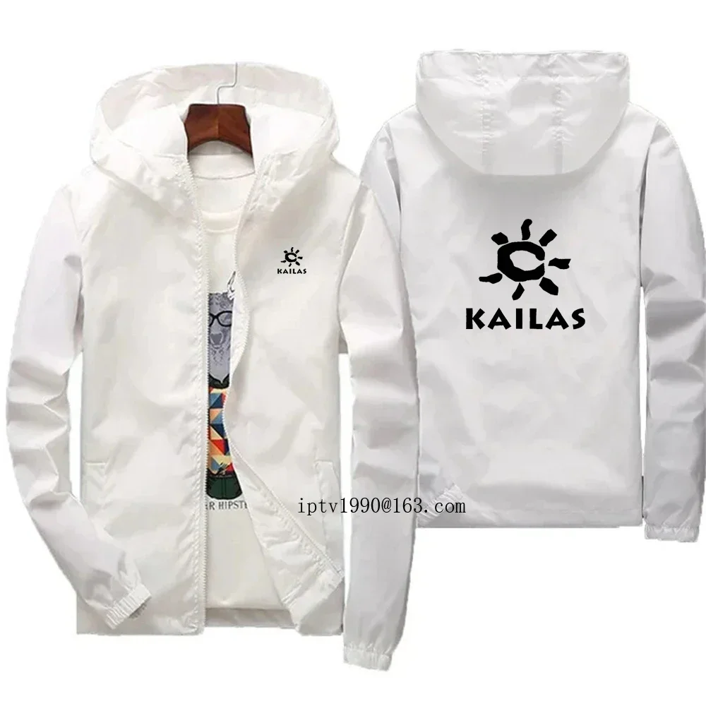 KAILAS-brand-print-2-new-outdoor-sports-waterproof-hooded-Trench-coat ...