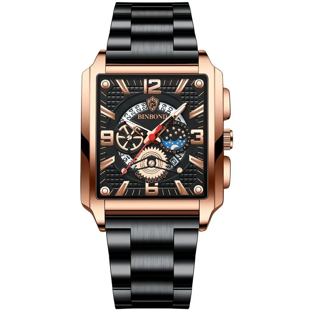 Binbond-6575-Wholesale-Square-Gold-Watches-for-Men-Luxury-Original ...
