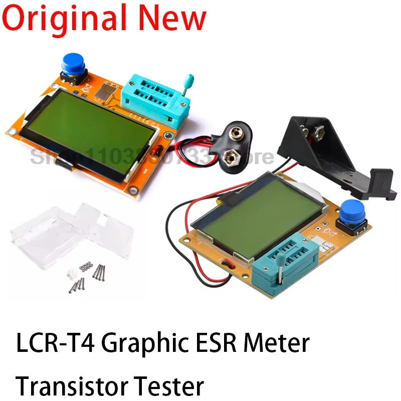 LCR-T4-ESR-Meter-Transistor-Tester-Diode-Triode-Capacitance-SCR ...