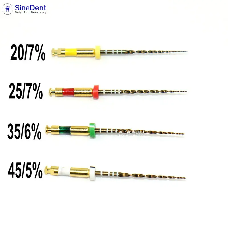 1pack Rotary Files Roll Waves Gold Endo Files Endodontic Reciprocation ...