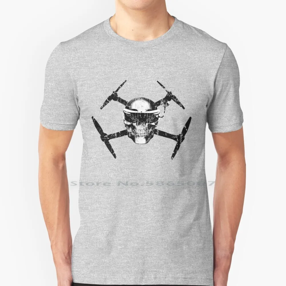 Fpv-Drone-Quadcopter-Skull-Frame-T-Shirt-Cotton-6XL-Beta-Flight-Dji ...