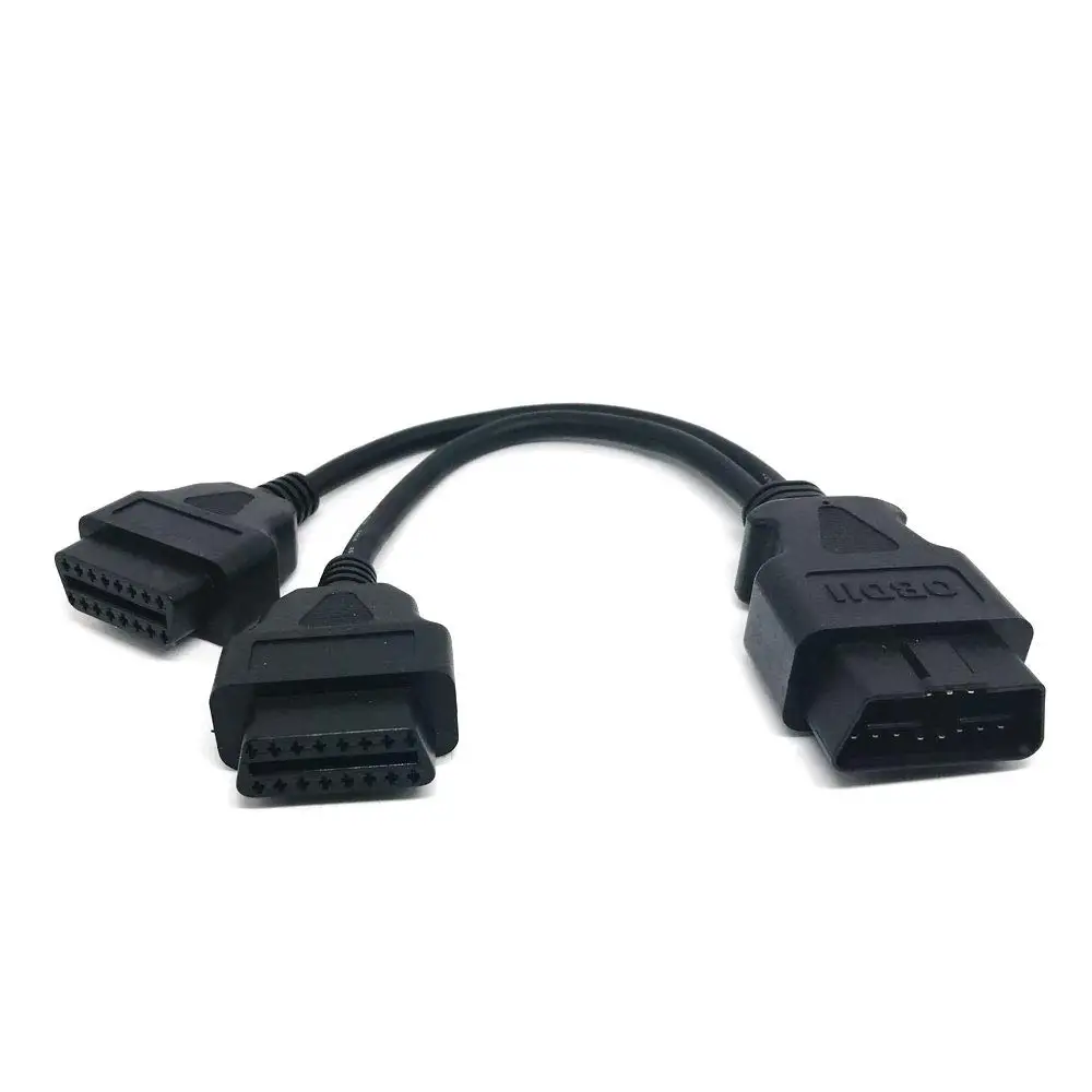 Odb2 Spliter Obd2 Kit Full 16 Pin Splitter Y Open Cable J1962 1 Male To ...