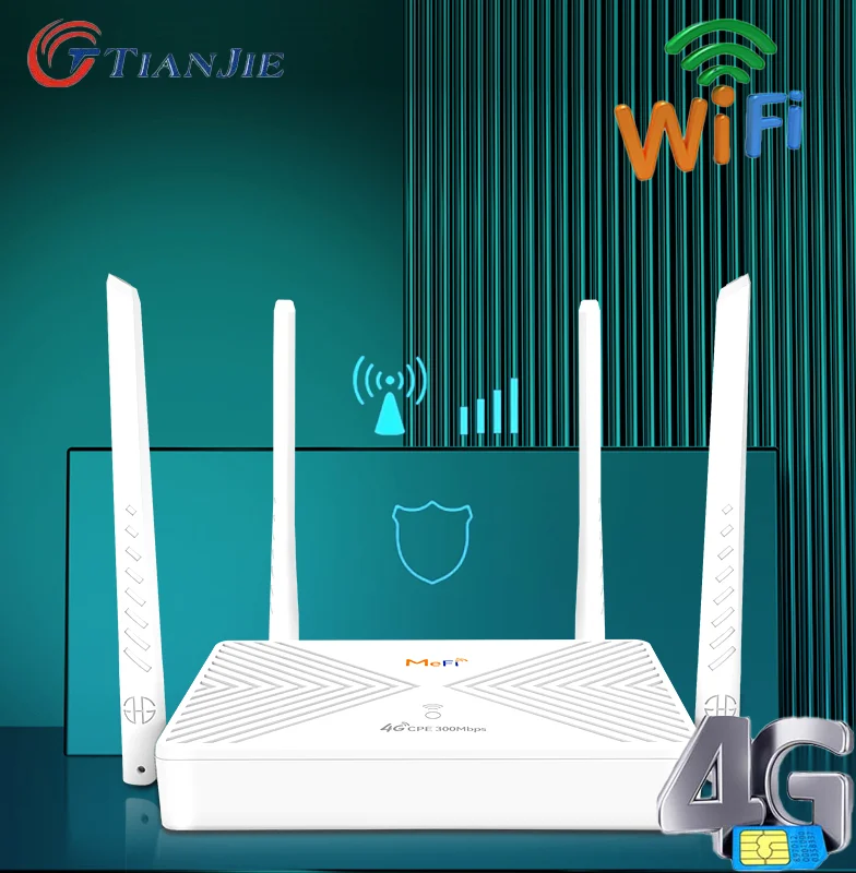 TIANJIE-300mbps-4G-LTE-router-modem-USB-typeC-4G-WIFI-SIM-card-with-4 ...