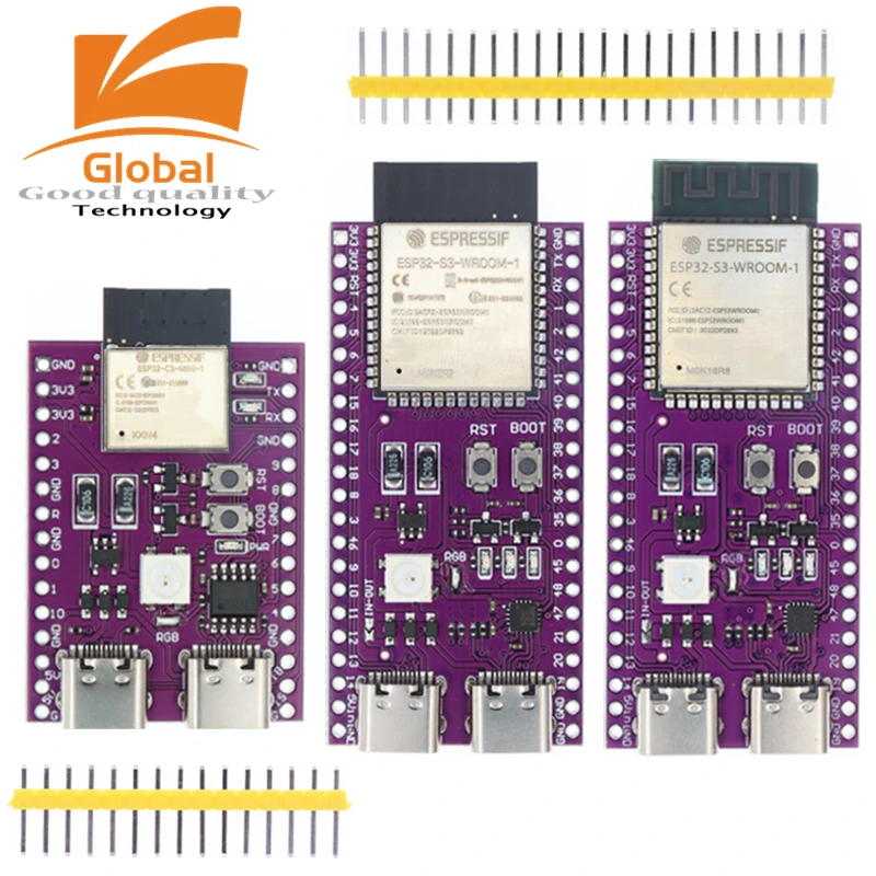 Placa de desarrollo USB ESP32 ESP32 C3 AI C3 ESP32 C3 DevKitM 1 ESP32 ...