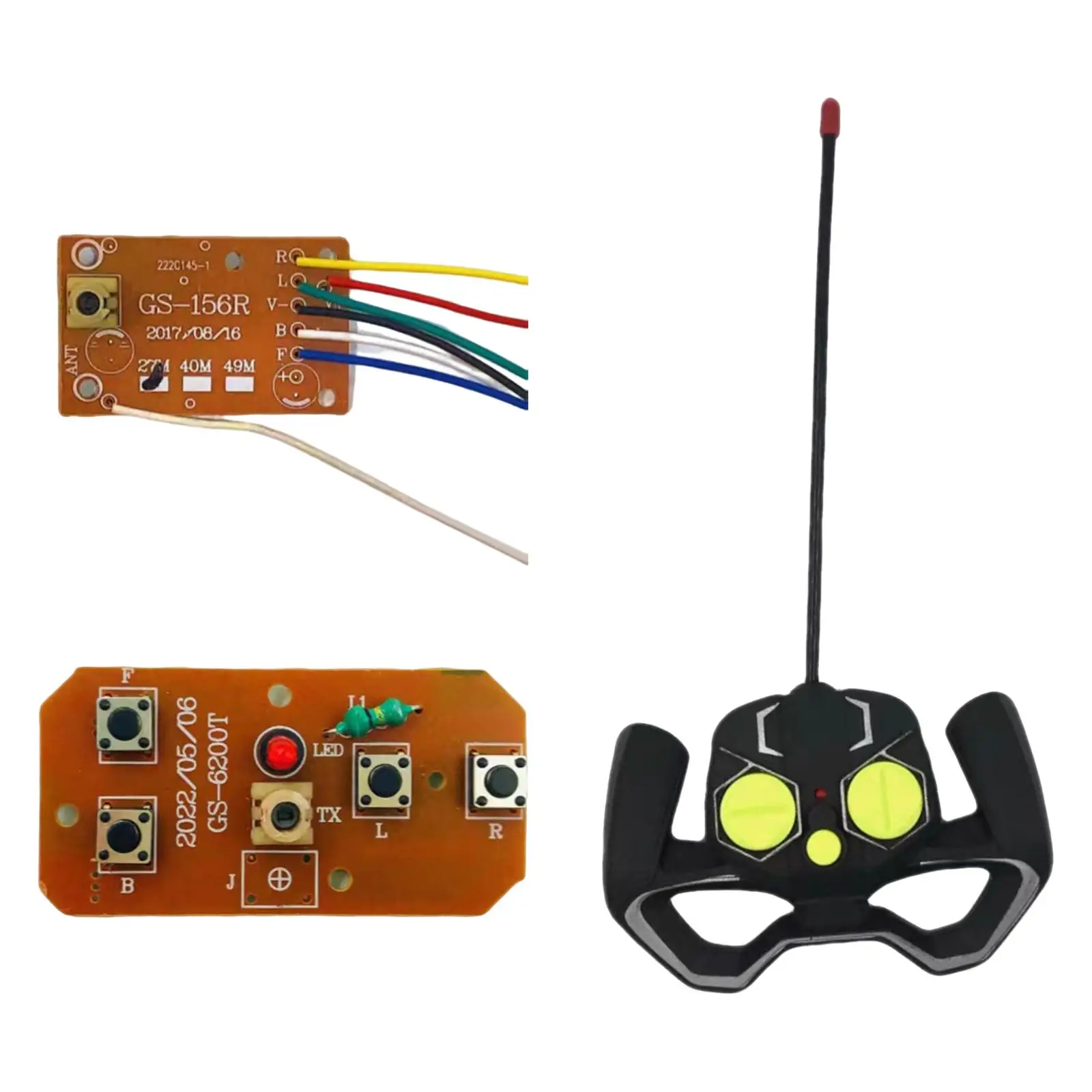 4CH-RC-Remote-Control-Transmitter-and-Receiver-Circuit-Board-with ...