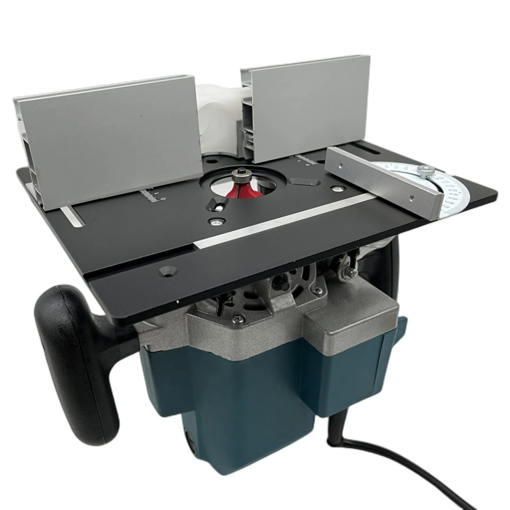 Set Router Table Insert Plate Aluminum Alloy Wood Milling Flip Board ...