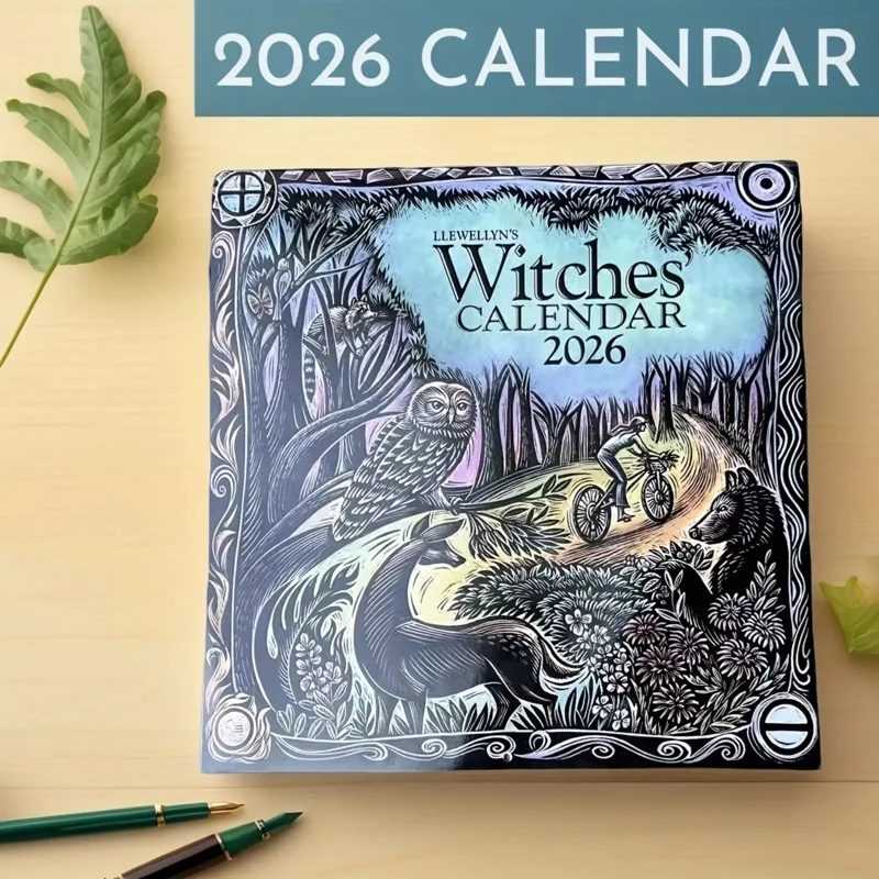 1pc 2026 Witches Calendar - Enchanting Year-Round Witchcraft Trail ...