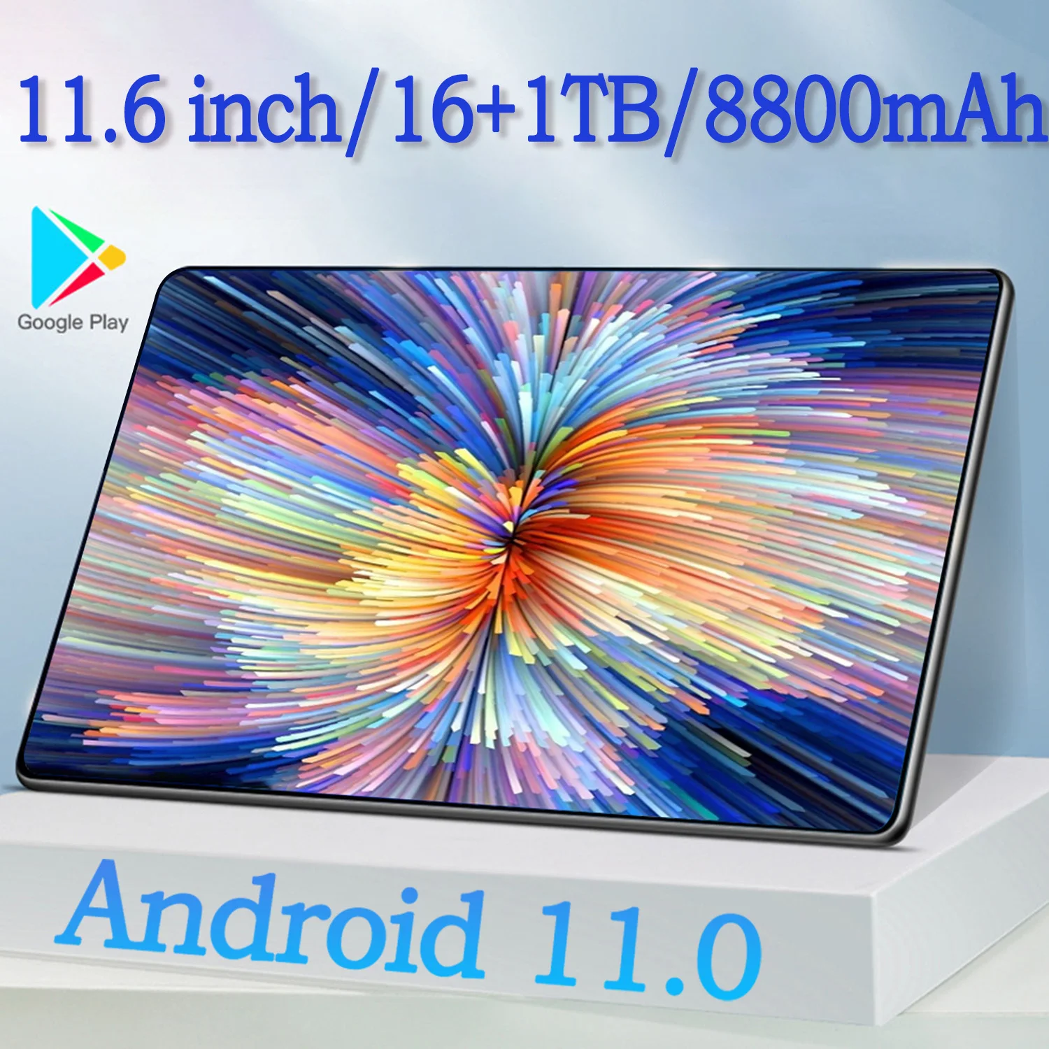 Tableta PC Global de 11,6 pulgadas, Tablet con Android 11,0, 16GB, 1TB ...