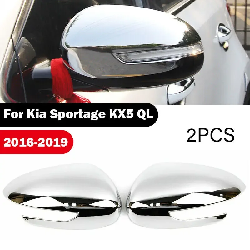 For-Kia-Sportage-KX5-2016-2019-Car-Rearview-Side-Mirror-Cover-Wing-Cap ...