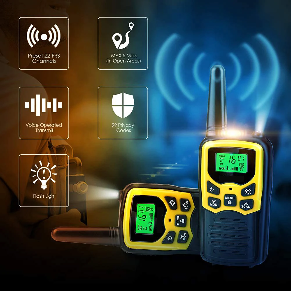 2-4PCS-Long-Range-Walkie-Talkie-Mini-Communication-Radios-400-470MHz ...