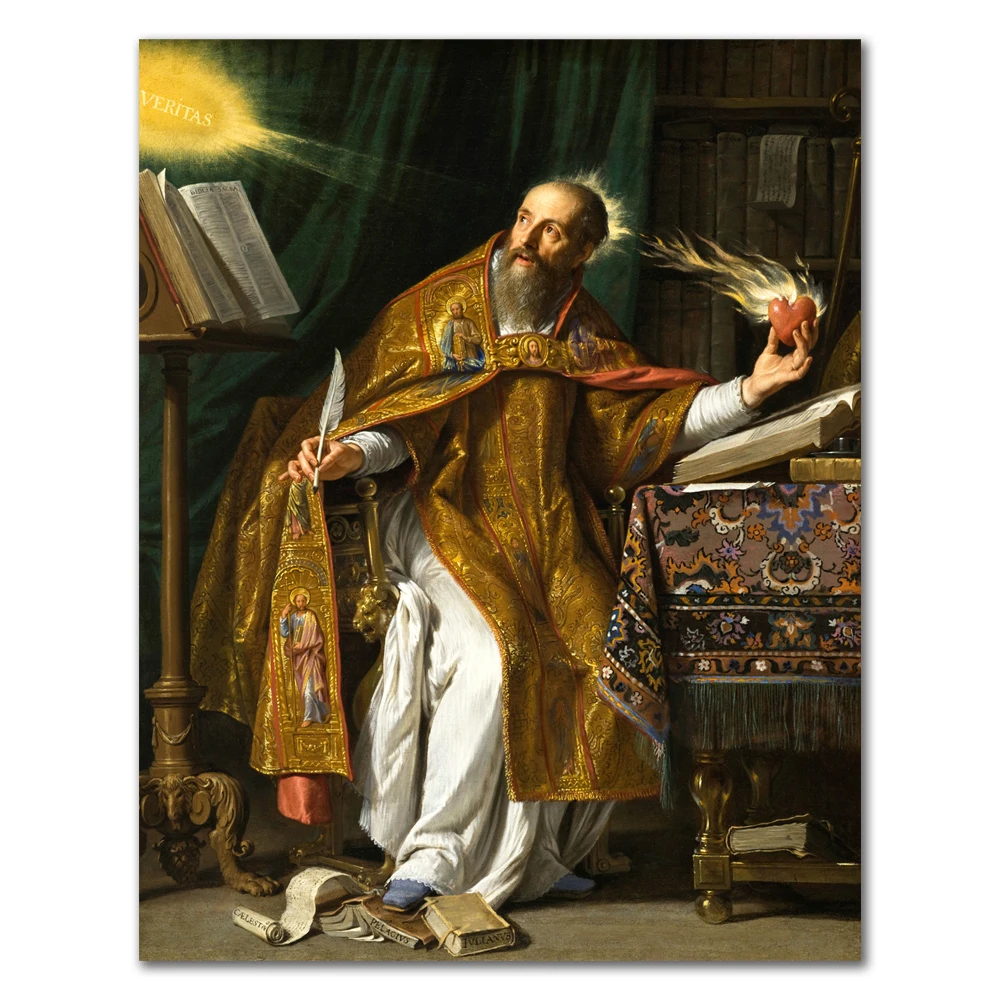 Augustine Of Hippo Painting