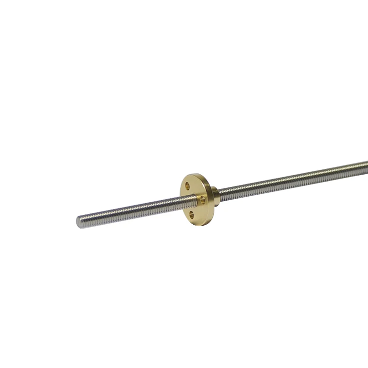 LINK CNC T4 4mm 100mm length picth 1mm lead 304 stainless steel ...