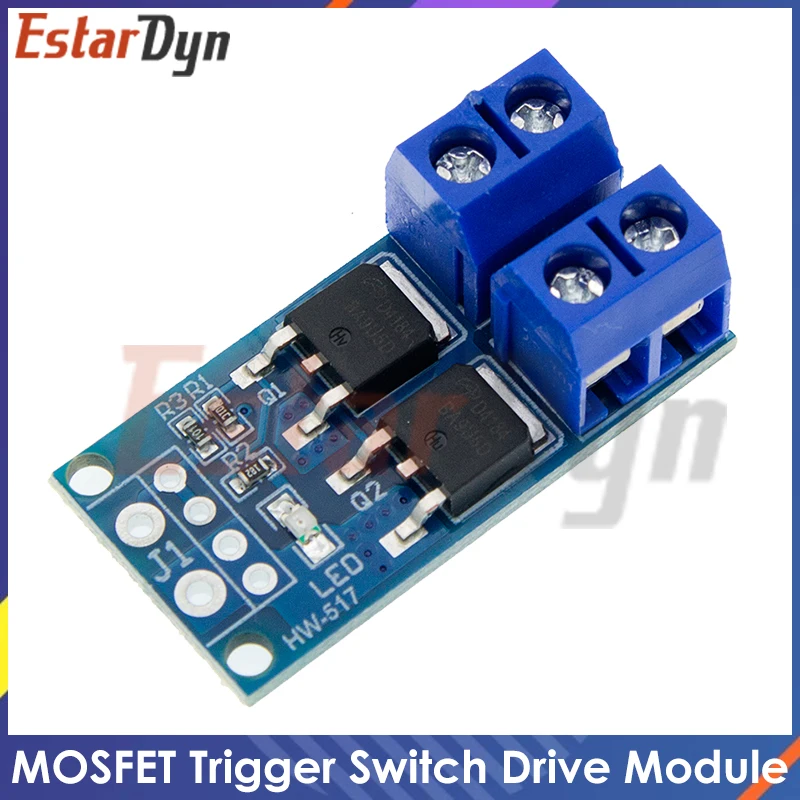 15A 400W MOS FET Trigger Switch Drive Module PWM Regulator Control Panel