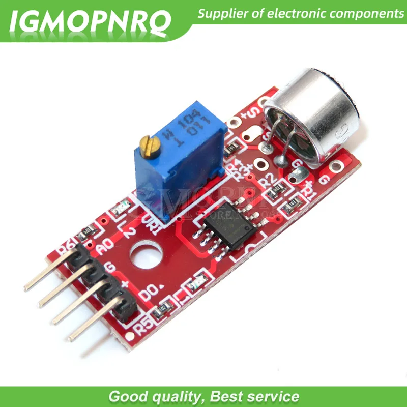 5PCS High Sensitivity Sound Microphone Sensor Detection Module For AVR ...