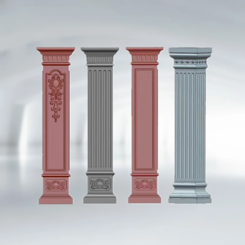 Cetakan-pilar-Romawi-beton-kotak-ABS-kuat-dapat-digunakan-kembali-GRC ...