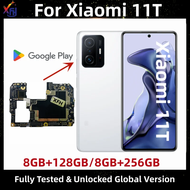 Motherboard-for-Xiaomi-Mi-11T-Unlocked-Mainboard-128GB-256GB-ROM-with ...