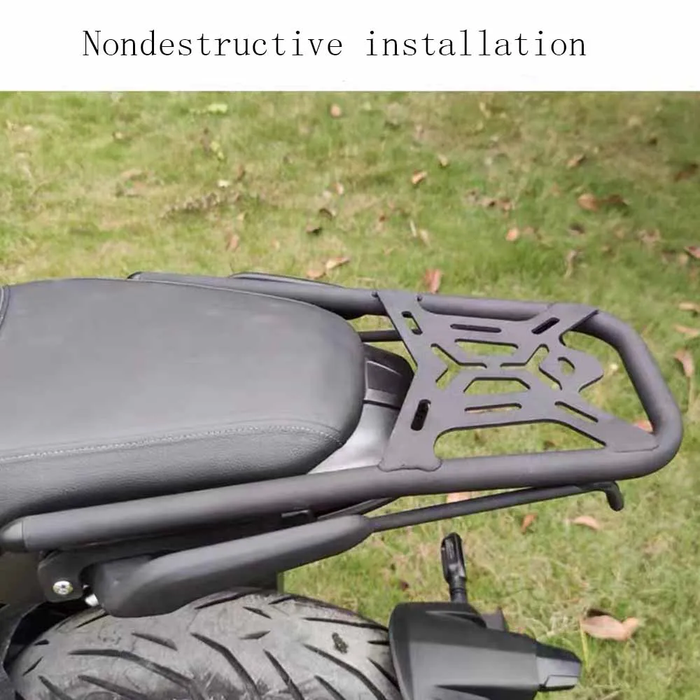 New Fit 500AC Motorcycle Accessories Rear Luggage Rack Brackets Tail ...