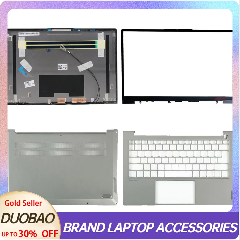 New Original For Lenovo ThinkBook 13s G2 ITL Laptop LCD back cover Front Bezel Hinges Palmrest ...