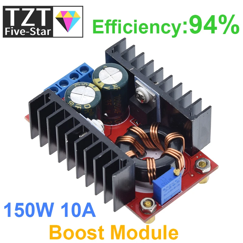 1pcs-150W-Boost-Converter-DC-DC-10-32V-to-12-35V-Step-Up-Voltage ...