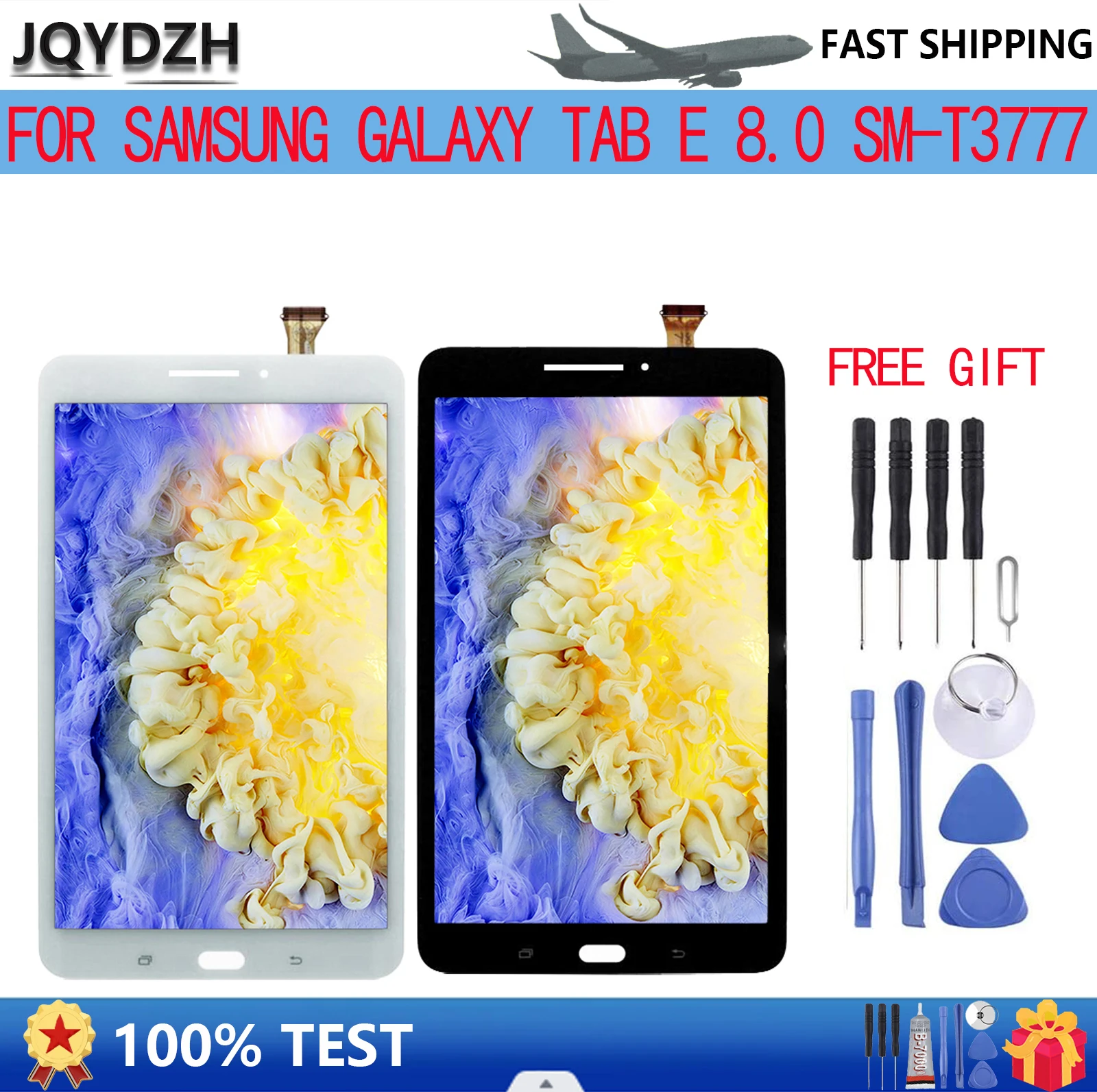 JQYDZH For Samsung Galaxy Tab E 8.0 SM-T3777 T375 Touch screen ...