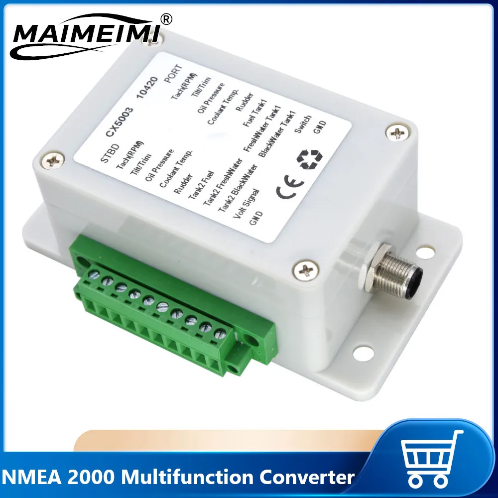 1PC CX5003 NMEA 2000 Multifunction Converter Connect Up to 18 Sensors 0 ...