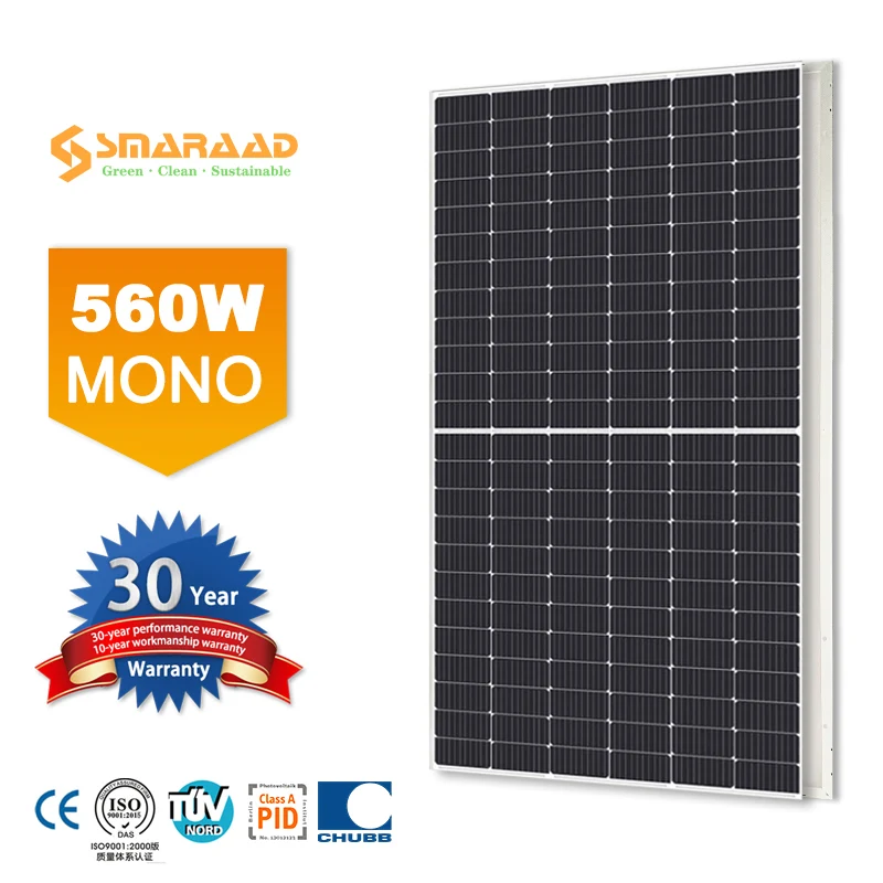 560W-50V-Solar-Power-Panel-Monocrystalline-Silicon-Photovoltaic-Panel ...