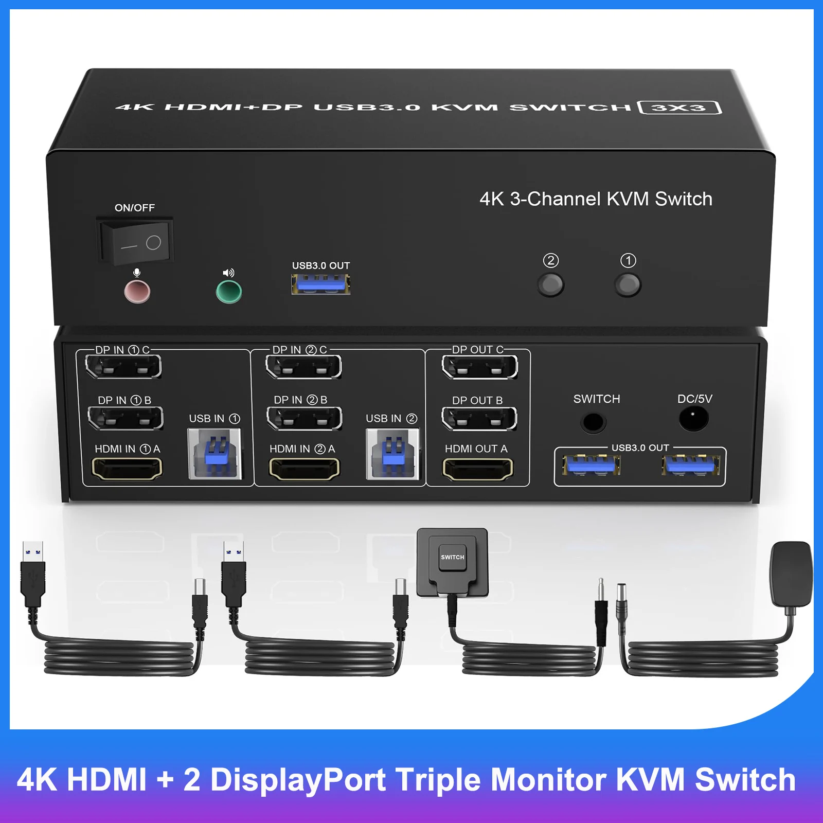 HDMI-2-Displayport-USB-3-0-KVM-Switch-Triple-Monitor-for-2-Computers-3 ...