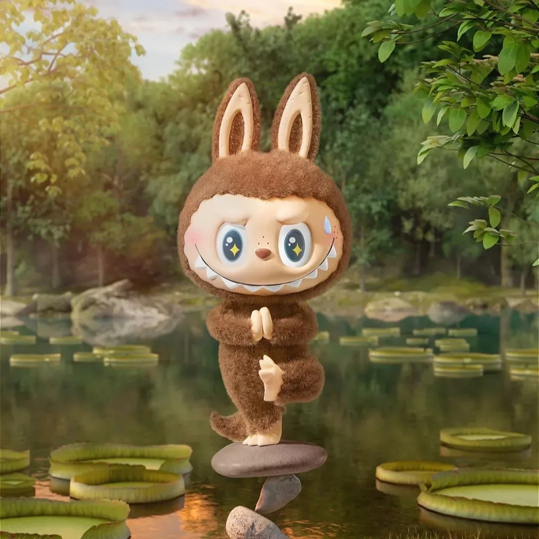 Labubu The Monsters LAZY YOGA Series Mystery Box Blind Box Figuras de ...