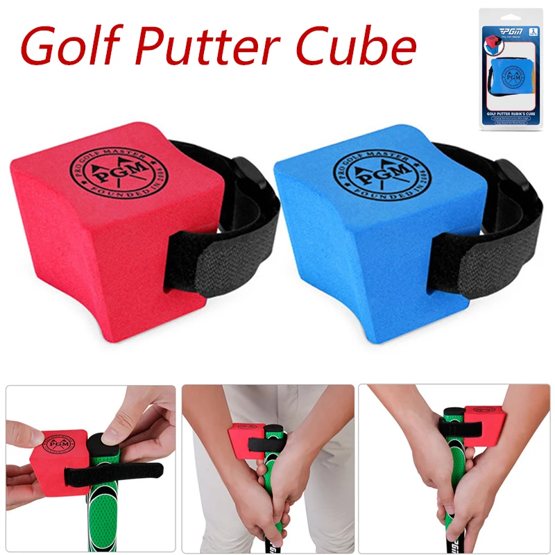 Golf-Putter-Cube-Golf-Putting-Trainer-Assistant-Stabilizing-Wrist-Holder-Putter-Practice-Aids ...