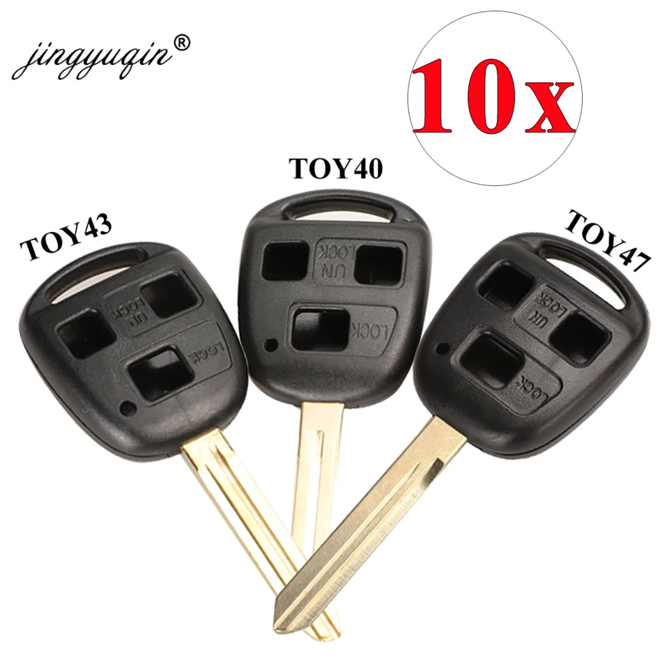 Funda Para Llavero Toyota Replacement 2-Button Remote Key Fob Case ...