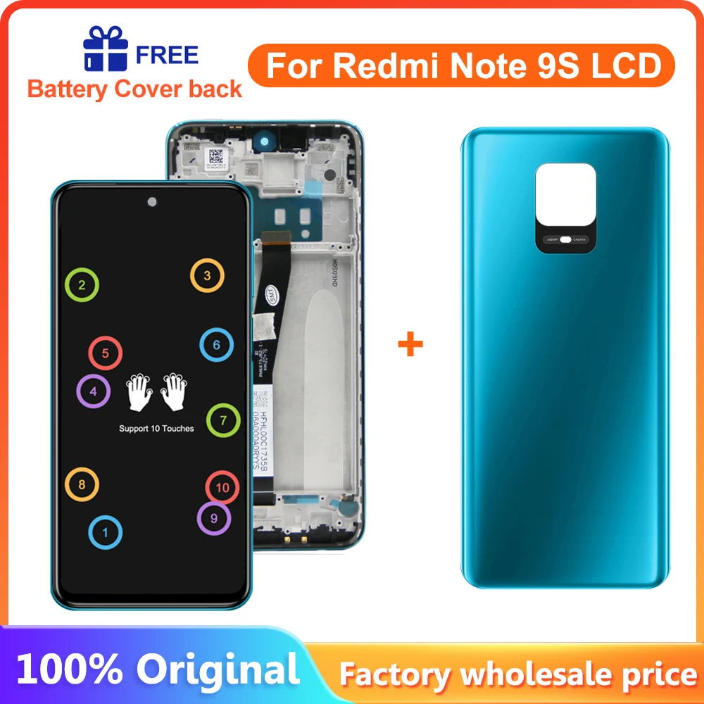 Lcd Original Para Xiaomi Redmi Nota 9s/nota 9 Pro Display Lcd Touch ...