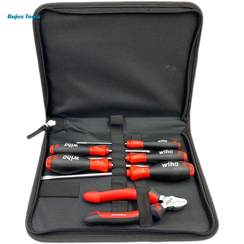Wiha 9300-020 Precision Screwdriver & Diagonal Cutters Tool Set - 6 ...