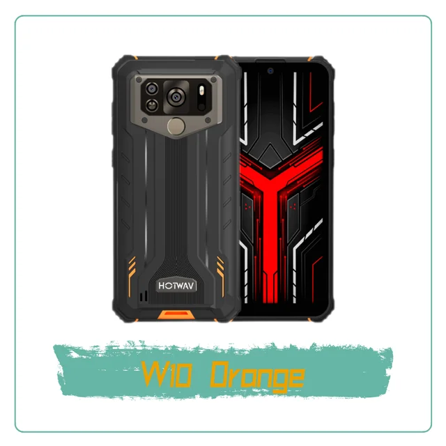 HOTWAV W10 Large Battery Rugged Smartphone Android 12 Mobile Phone 13MP ...