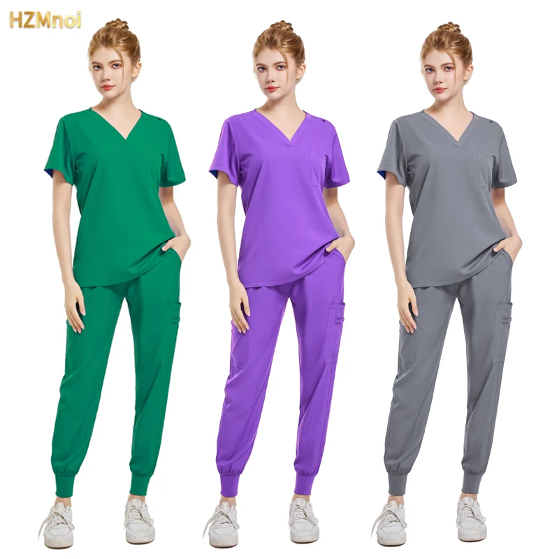 Hospital Scrubs Sets Nurse Accessories Medical Clothing for Women Work ...