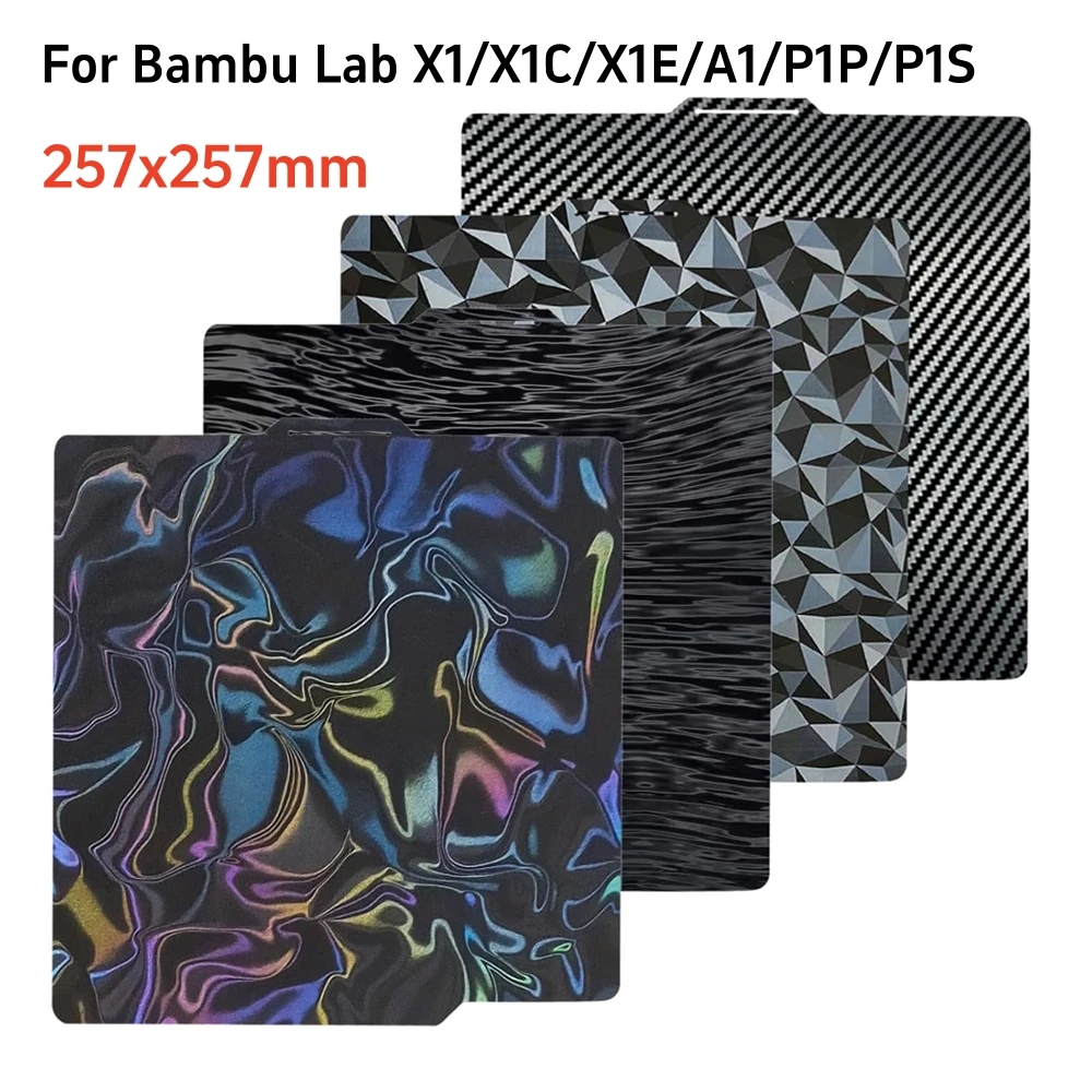 257x257mm-Build-Plate-For-Bambu-Lab-X1C-P1S-Build-Plate-Spring-Steel ...