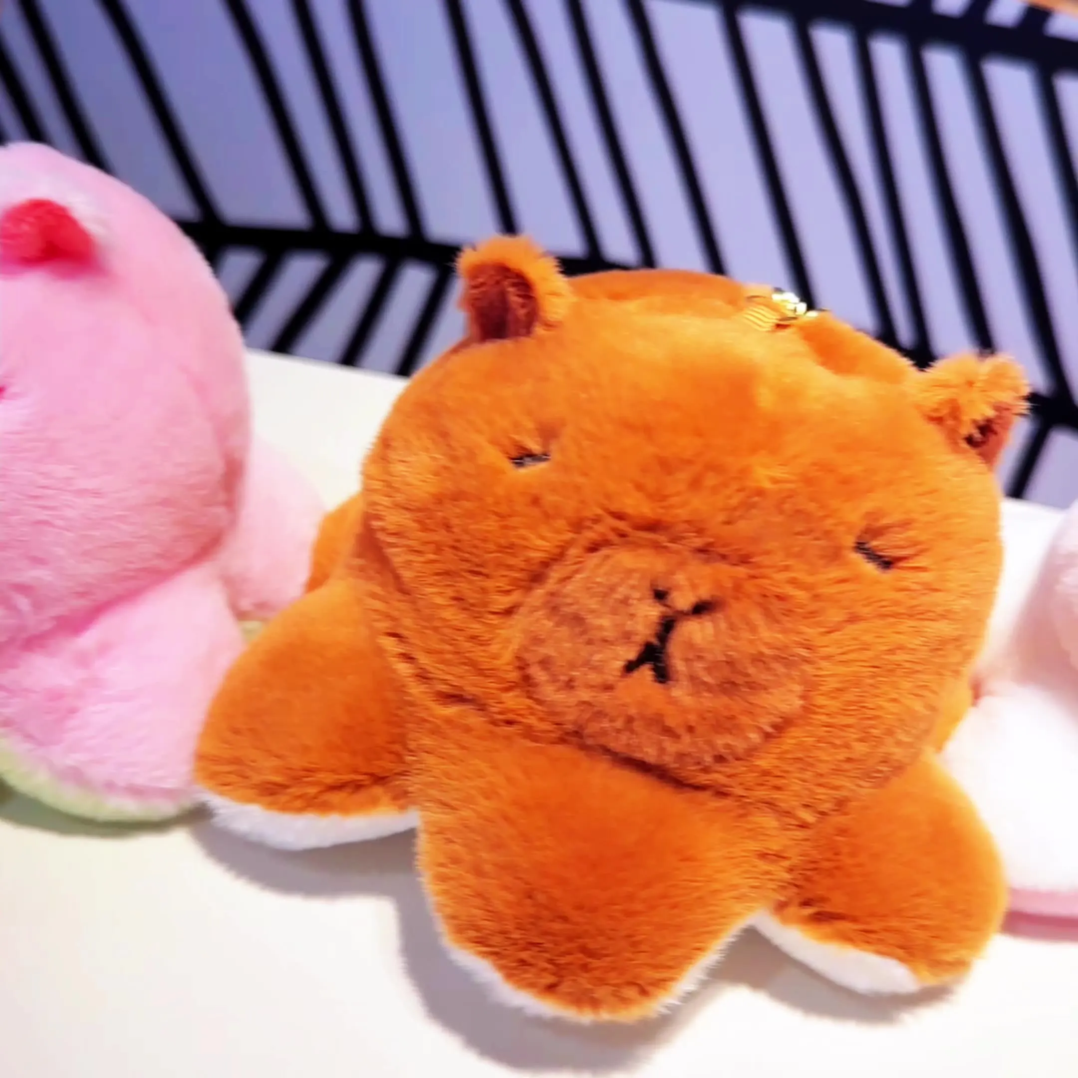 New-Octopus-turn-plush-doll-pendant-creative-capybara-key-ring-wacky ...