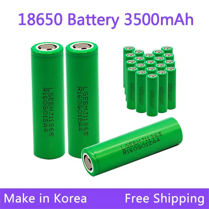 18650-battery-3-7V-Rechargeable-li-ion-battery-3500mAh-for-electronic ...