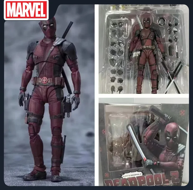 Figura-de-a-o-Deadpool-Shf-para-crian-as-e-adultos-Universo-Marvel ...