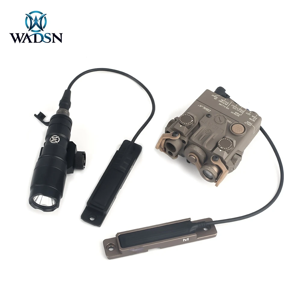 WADSN Tactical MLOK Keymod Tape Switch Pocket for Flashlight DBAL-A2 ...