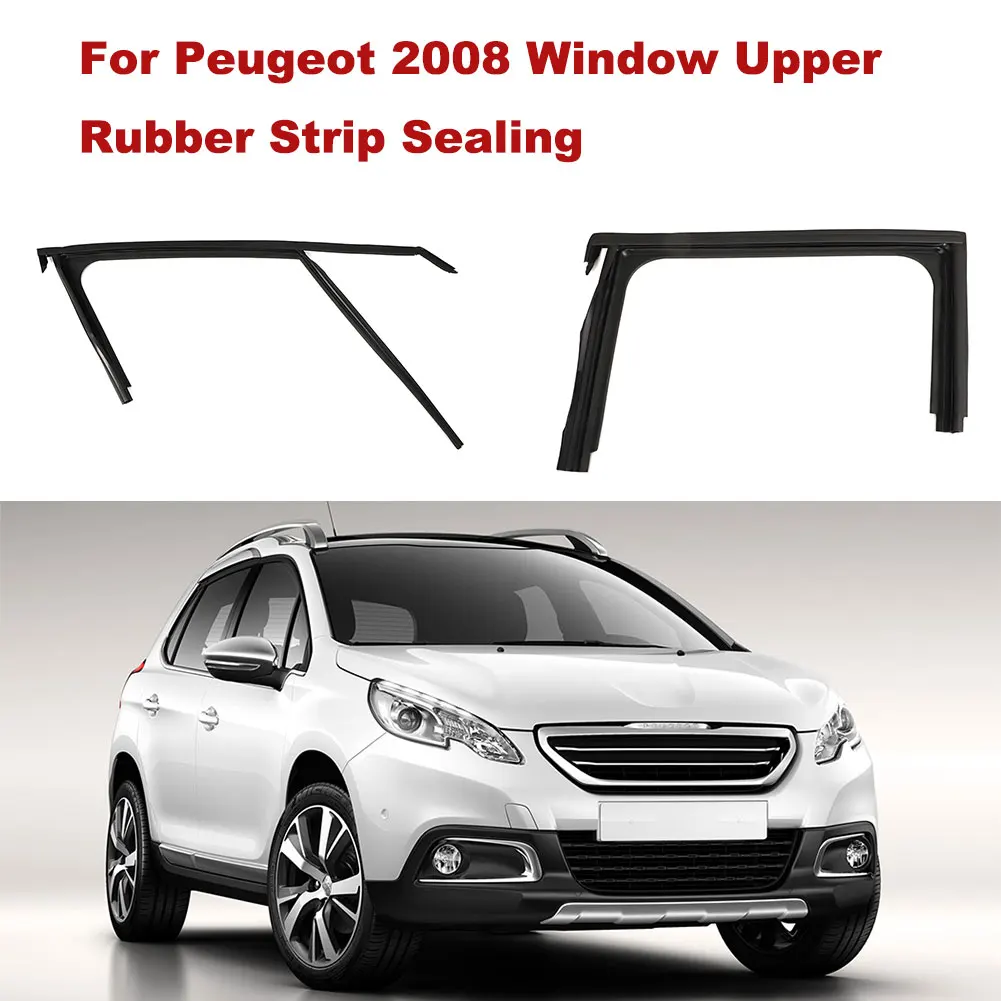 Car-Window-Upper-Rubber-Strip-Sealing-Black-Glass-Lifter-Guide-Groove ...