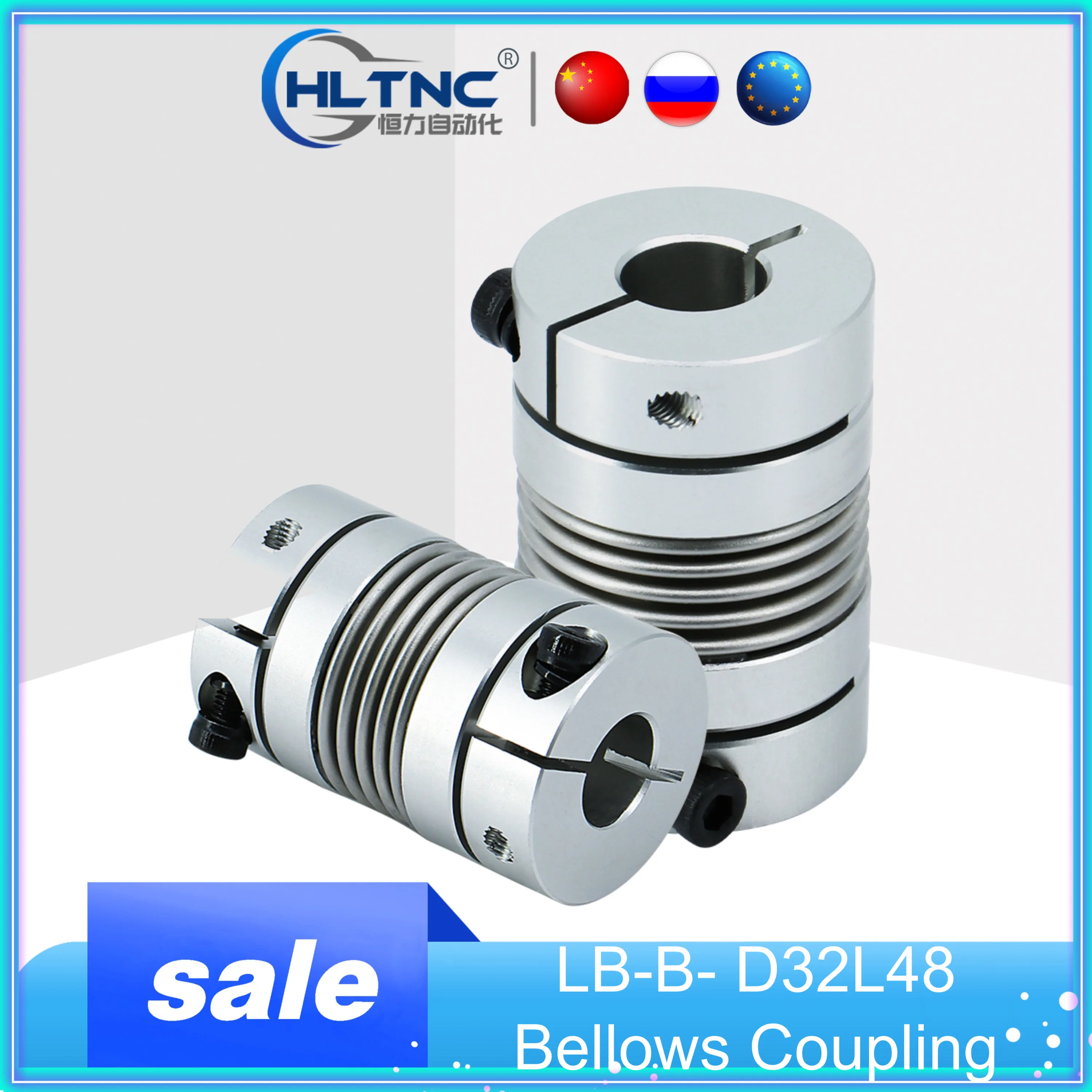 LB-B-D32L48-Bellows-Coupling-Aluminum-Alloy-Encoder-Step-Servo-Motor ...