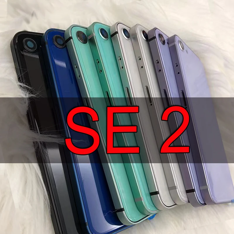 Diy-squarish-para-iphone-se2-habita-o-como-12-chassi-corpo-de-vidro ...