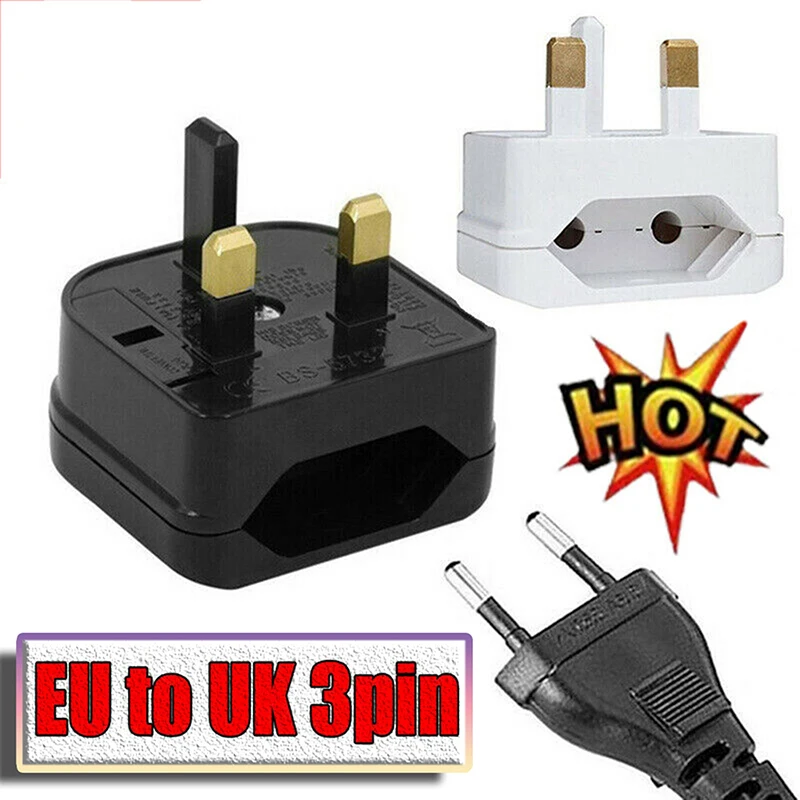 1-2pcs-Universal-UK-To-EU-Europe-Plugs-Adapter-Copper-UK-To-Korea ...