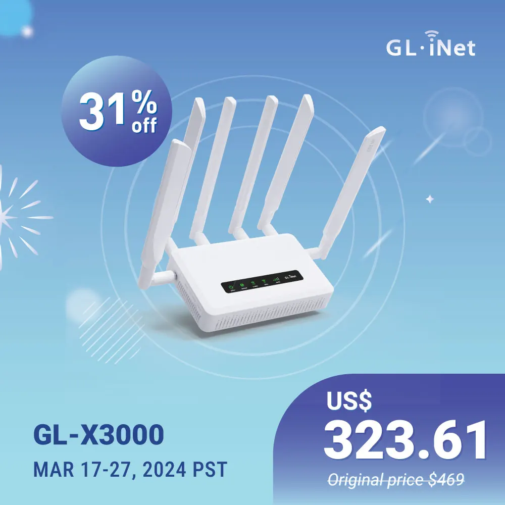 GL-iNet-GL-X3000-Spitz-AX-5G-AX3000-Gateway-Router-Wi-Fi-6-Multi-WAN ...
